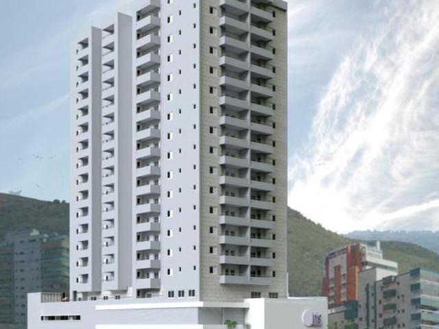 Lançamento apto 01 dormitório frente mar entrada 94 mil Praia Grande
