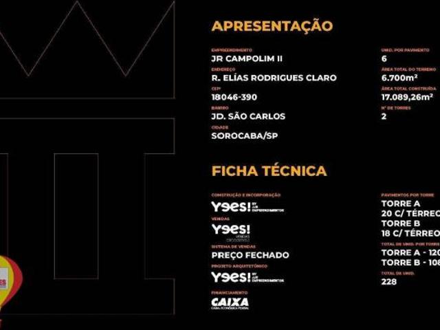 Lançamento Apto venda JR Campolim ll