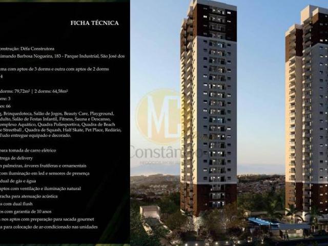 Lançamento Bothanic Parc 2 e 3 Dormitórios no Parque Industrial