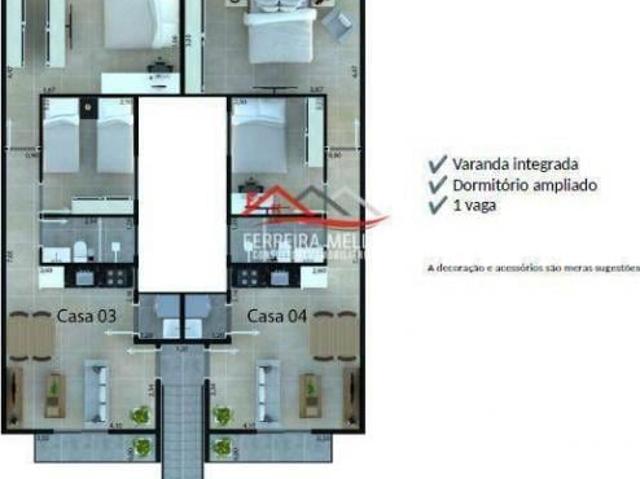 Lançamento Casa com 2 dormitórios à venda por R$ 259.000 Jardim Alegria Francisco Morato/SP