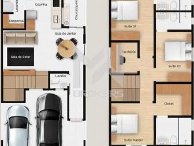 LANÇAMENTO: Casa à venda em Condomínio Residencial São Sebastião Louveira SP