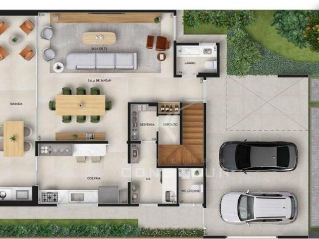 LANÇAMENTO CASA ARBORAIS ALTAVISTA CASAS DE 195m² COM 3 À 4 SUÍTES E 3 VAGAS COBERTAS