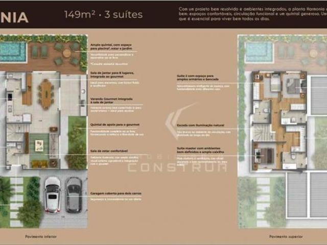 LANÇAMENTO CASA BELLA PARQUE ALPHAVILLE SOBRADOS DE 149M² CAMPINAS/SP