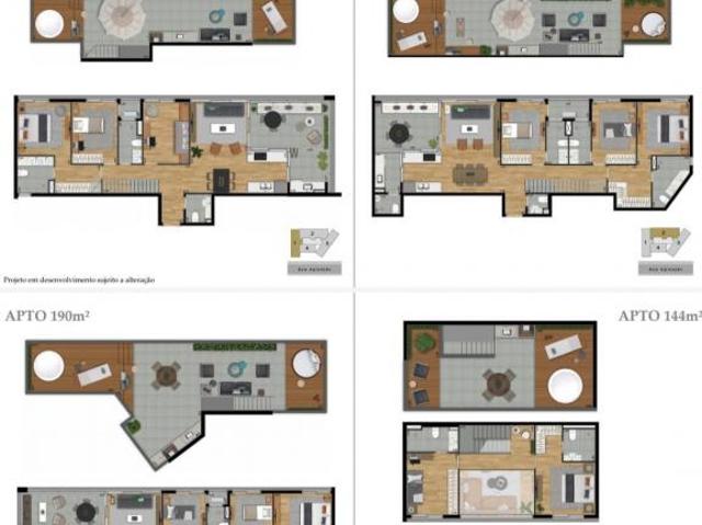 Lançamento central das artes cobertura duplex 205m área util em Perdizes