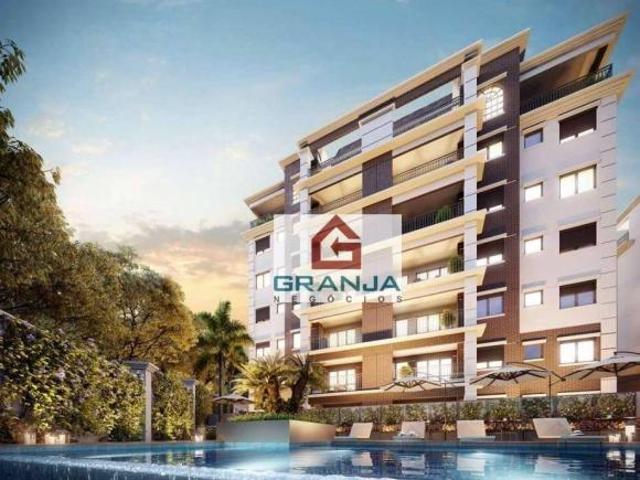 LANÇAMENTO Cond. MONET ALTO PADRÃO na Granja Viana, Apto. Garden 125 m² 2 vagas por R$1.065.000