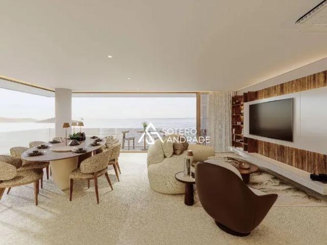 Lançamento de apartamento com vista para o mar na praia Massaguaçu