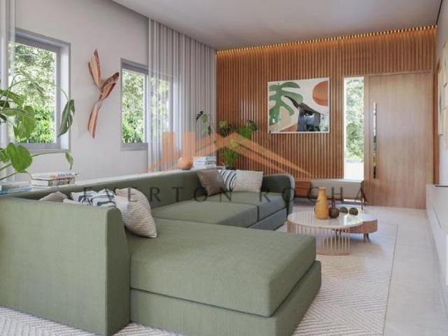 LANÇAMENTO EM JUQUEHY Casas para venda com 162m² com 4 suítes jardim, piscina e 2 vagas