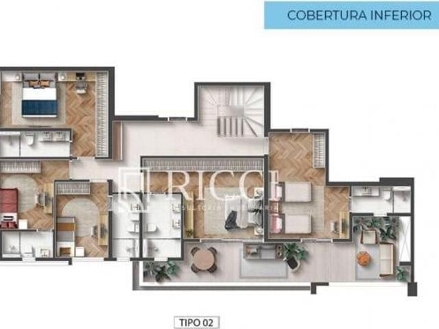 Lançamento em Santos SP, cobertura 5 suítes Boqueirão