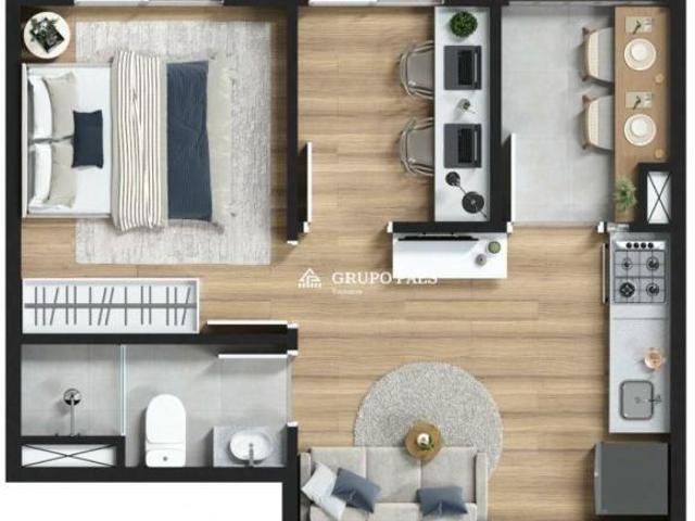 LANÇAMENTO/ ENTREGA EM DEZ/2028 Apartamento com 2 dormitórios à venda, 29 m² por R$ 188.000 Tatu