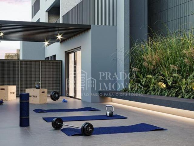 Lançamento Garden à venda, 27 m² + 22 m² de garden, 1 dormitório, Portão, Curitiba, PR