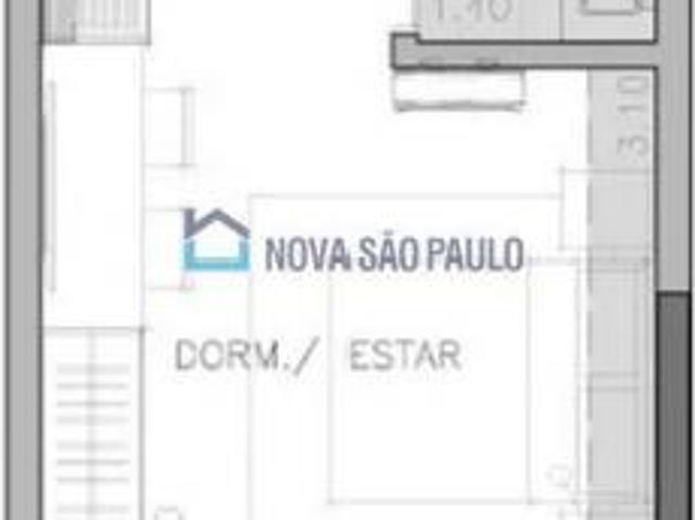 Lançamento Studio com 1 quarto, 1 banheiro e 1 vaga