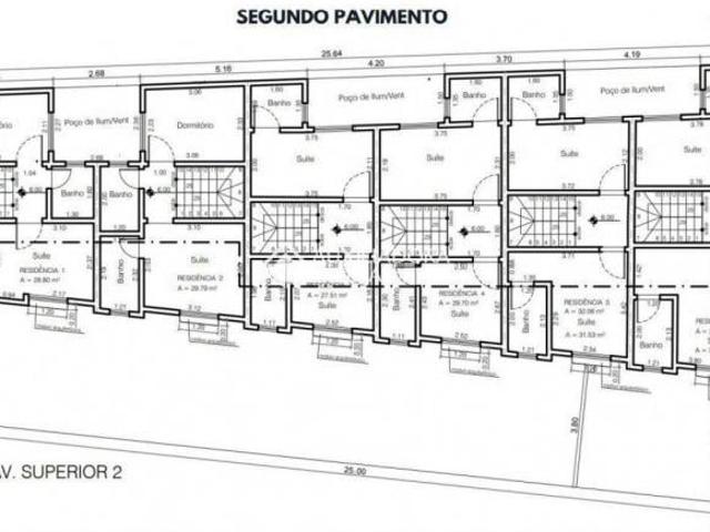 Lançamento, Sobrado novo em fase de construção em Santo André, no Jardim Ipanema