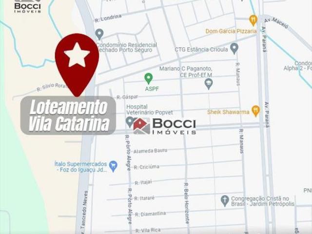 Lançamento Terreno à venda, 250 m² por R$ 225.000 Vila Catarina Foz do Iguaçu/PR