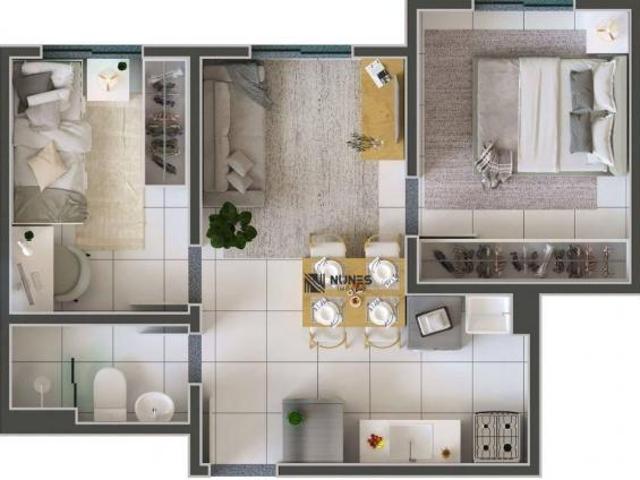 LANÇAMENTO Unique Monte Castelo: Apartamentos com 2 dormitórios A partir de R$ 208.900,00 Monte