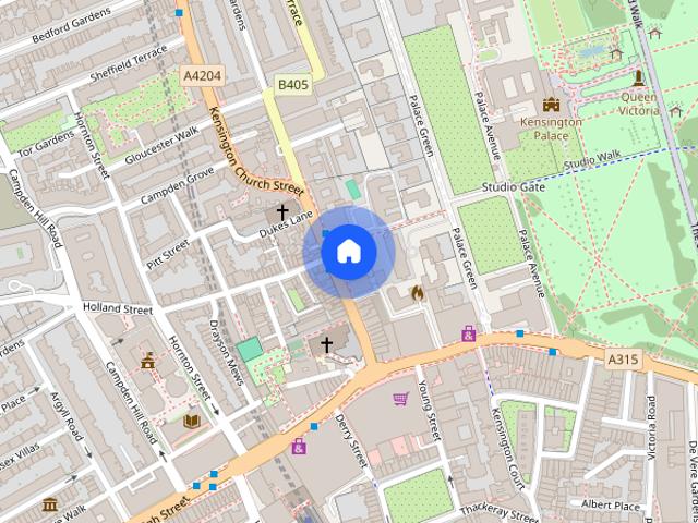 Lancer Square, Kensington, W8