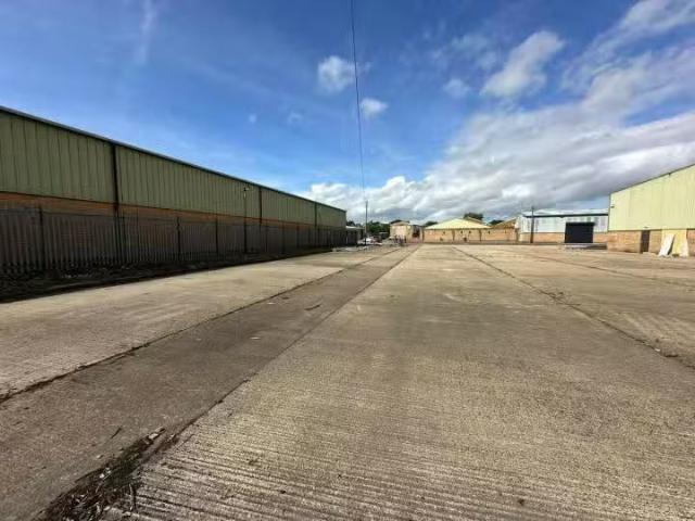Land to lease in Thorpe Road, Melton Mowbray, Leicestershire.