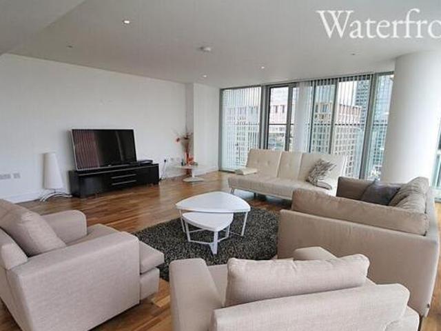 Landmark West Tower, Marsh Wall, 3 Bedroom Apartment