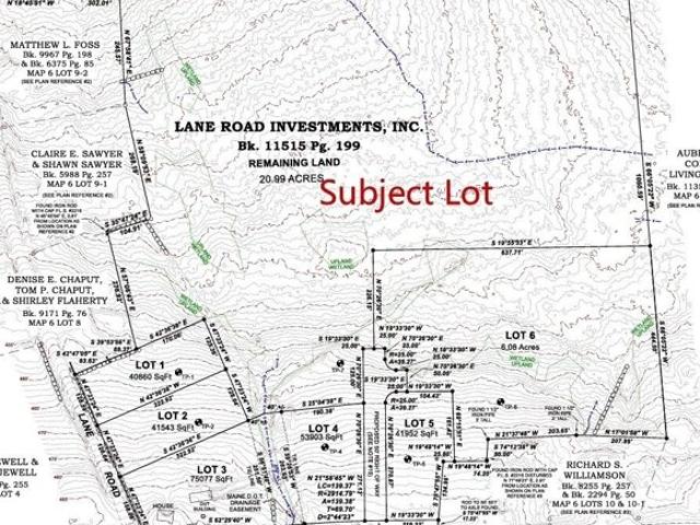 Lane Rd Lot,mechanic Falls, Plot For Sale