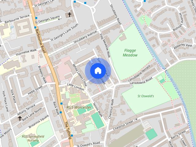 Lansdowne Street, Worcester, Worcestershire, WR1