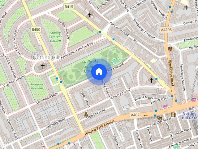 Ladbroke Square, Notting Hill, London, W11