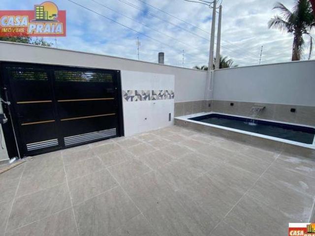 240 metros da praia casa com piscina 2 quartos, 64 m² por R$ 430.000 Plataforma Mongaguá/SP