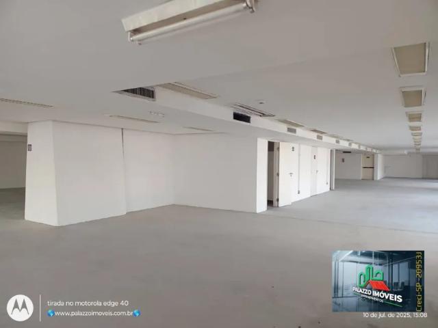 Laje comercial impecável 926,00m2 infra ar central portaria 24 horas centro