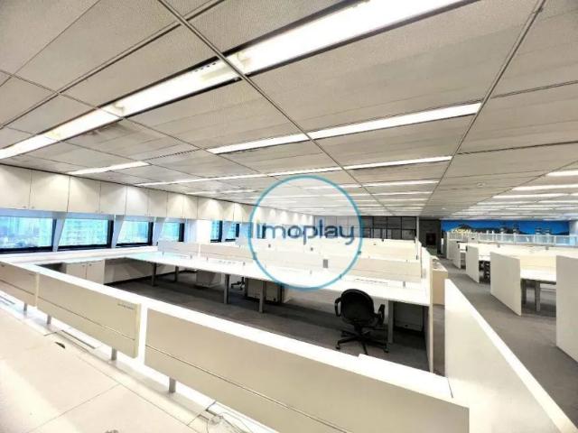 Laje Comercial Mobiliada de 600m² com 10 Vagas – Faria Lima Itaim Bibi