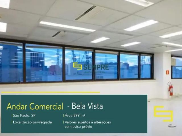 Laje corporativa para alugar no Bela Vista em SP Edifício Fujitsu