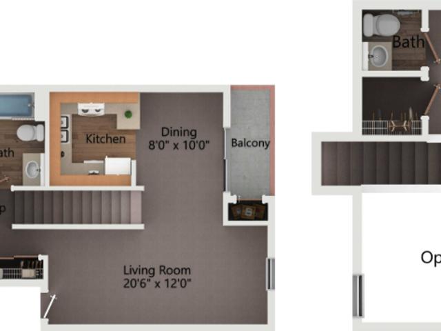 Lake Marina 2 Bedroom Apartment for Rent at 9515 Shoreland Ln, Indianapolis, IN 46229