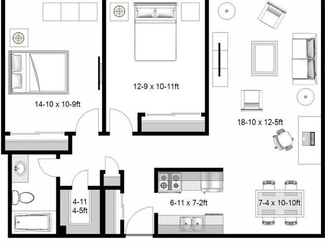 Lake West on France 2 Bedroom Apartment for Rent at 3029 France Ave S, Minneapolis, MN 55416 West Calhoun