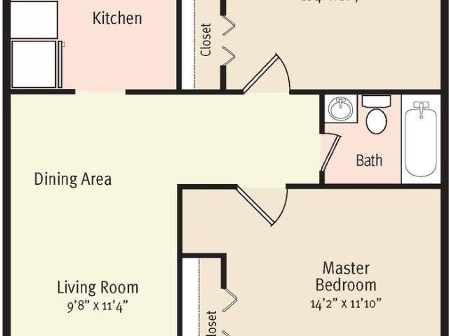 Lakeland Manor Apartment Homes 2 Bedroom Apartment for Rent at 929 Gilmore Ave, Lakeland, FL 33801 Parker Street