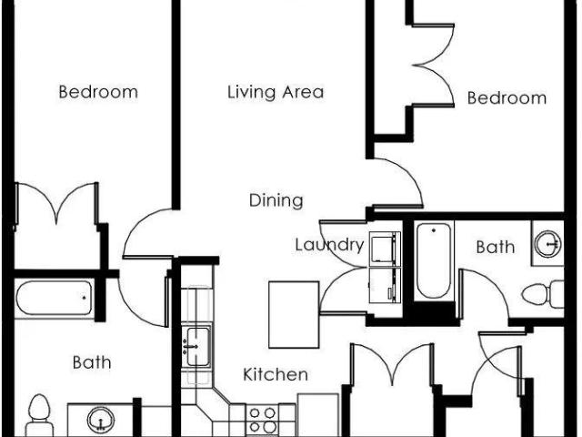 Lakewood Estates Apartments 2 Bedroom Apartment for Rent at 2303 Shoal Loop Se, Mandan, ND 58554