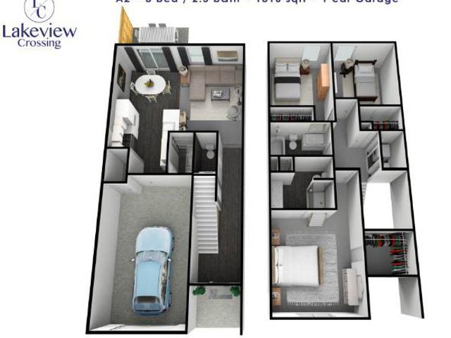 Lakeview Crossing 3 Bedroom Apartment for Rent at 900 Se Tequesta Ln, Blue Springs, MO 64014