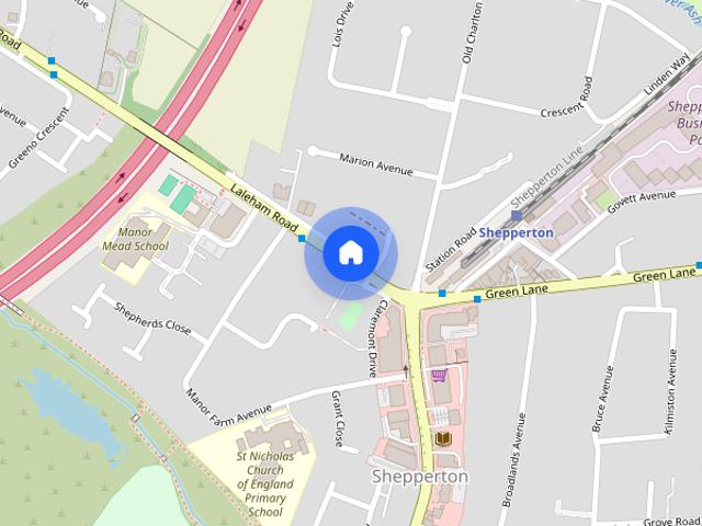 Laleham Road, Shepperton, Surrey, TW17