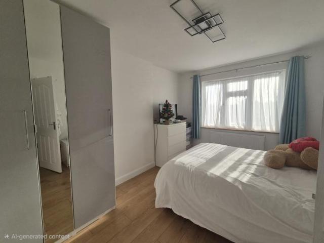 Large bedroom with king size bed