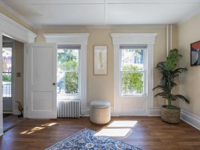 Large main floor bedroom & private bathroom