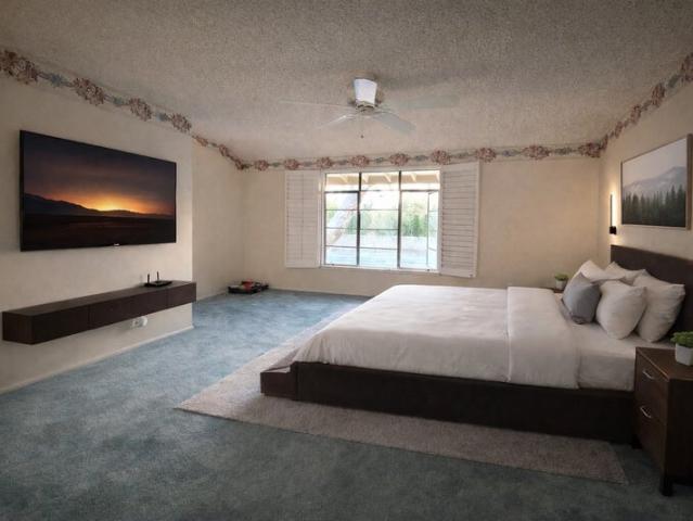 Large Master Bedroom w/ Private Bathroom Furnish