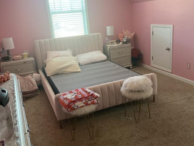 Large room with attached bathroom