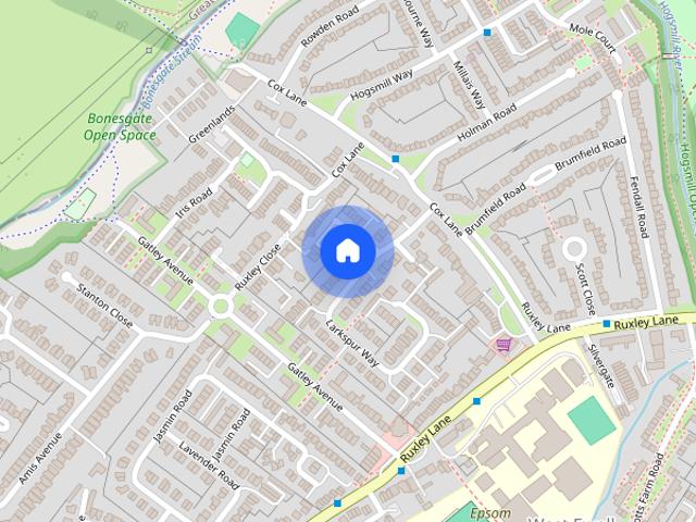 Larkspur Way, West Ewell, Surrey. KT19 9LX