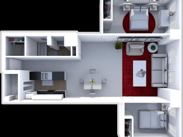 LaSalle Apartments 2 Bedroom Apartment for Rent at 513 Adams St, Toledo, OH 43604 Downtown Toledo