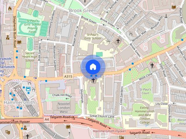 Latymer Court, Hammersmith Road, London