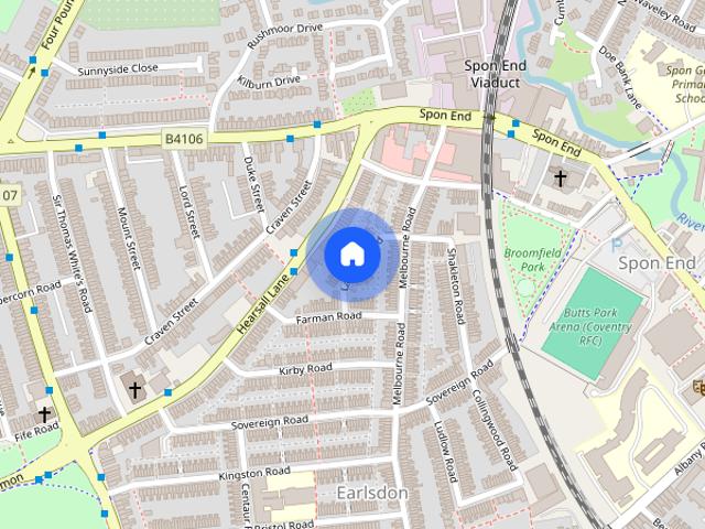 Latham Road, Earlsdon, Coventry. CV5