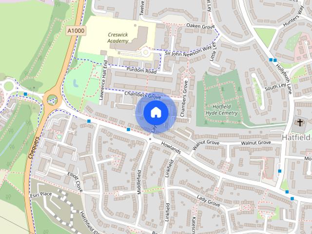 Layton Street, Welwyn Garden City, Hertfordshire, AL7