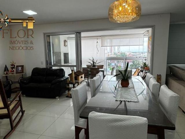Le Champ Exclusivo Le Champ Cuiabá: 156m² Planejados, Churrasqueira Gourmet, 2 Vagas