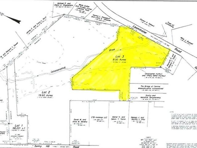 Leominster Rd Lot,lunenburg, Plot For Sale