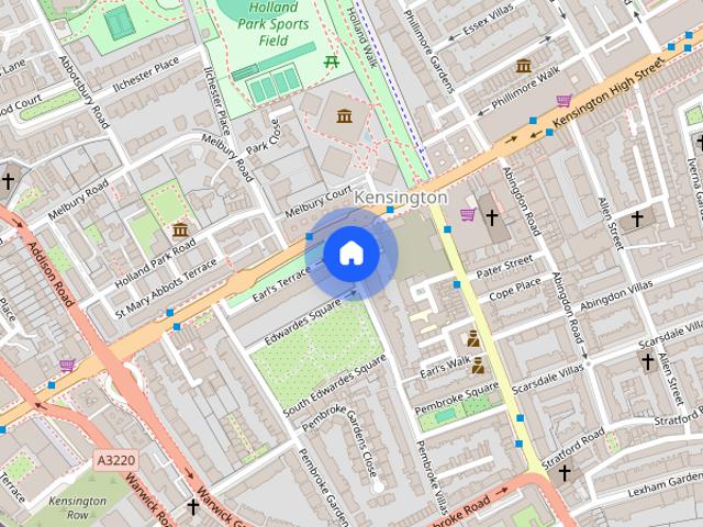 Leonard Court, Edwardes Square, W8