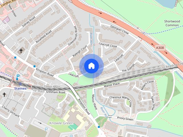 Leacroft, Staines upon Thames, Surrey, TW18