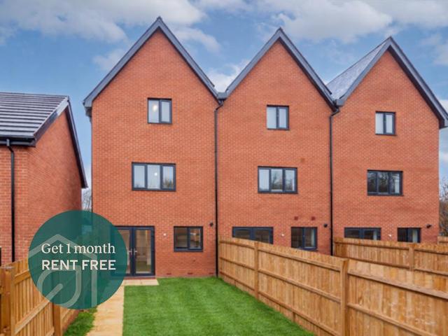 Leaf Living at Whiteley Meadows. 3 bed terraced house to rent £1,900 pcm £438 pw
