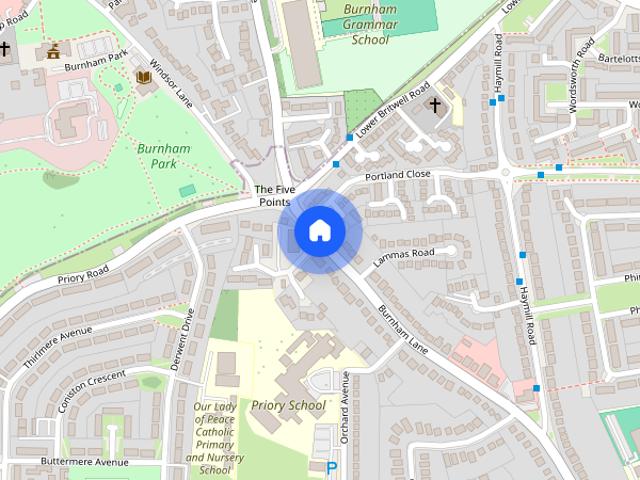Leaholme Gardens, Burnham