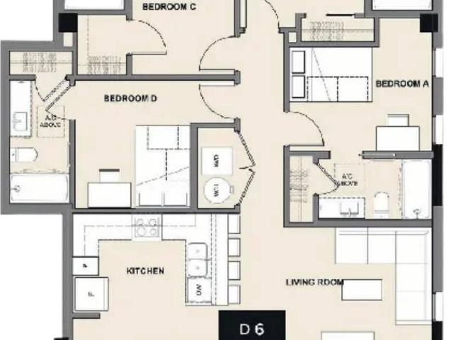 leasing a 4bed/4bath apartment